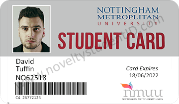FAKE SCOTTISH STUDENT ID CARD